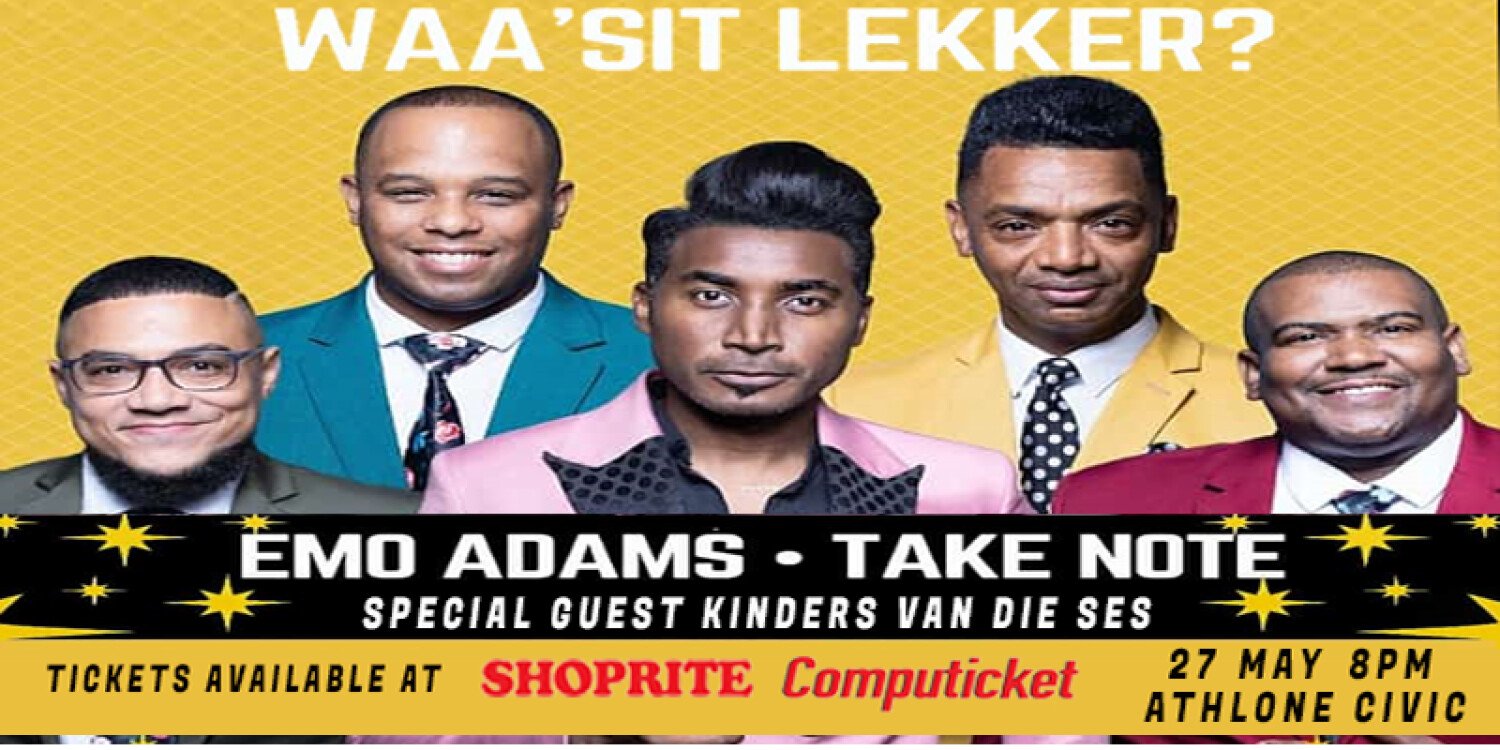 Emo Adams (Waa'sit Lekker) - Computicket BoxOffice
