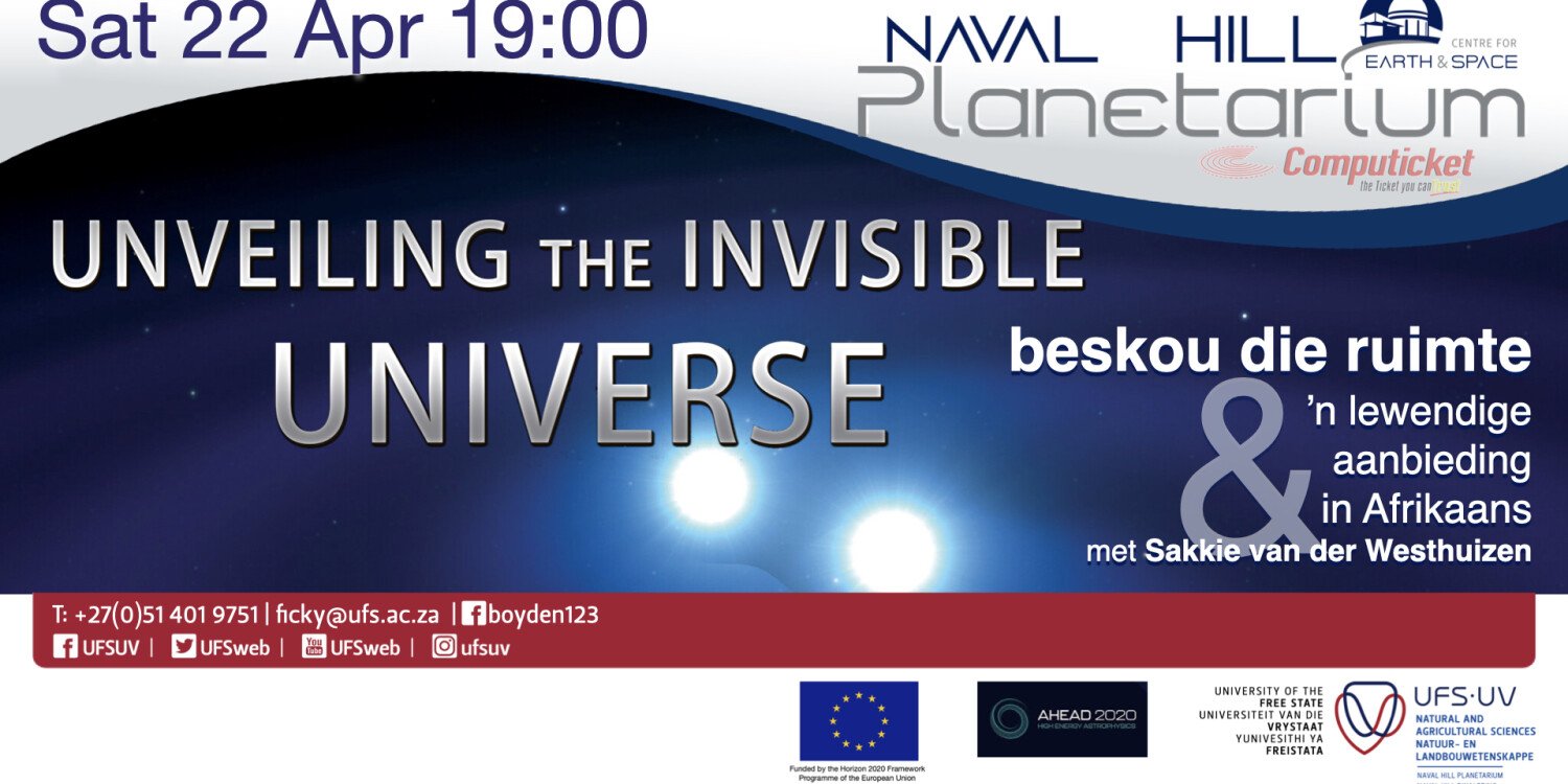 22 April 2023: Unveiling the invisible universe - Computicket BoxOffice 22 April 2023: Unveiling the invisible universe - Computicket BoxOffice