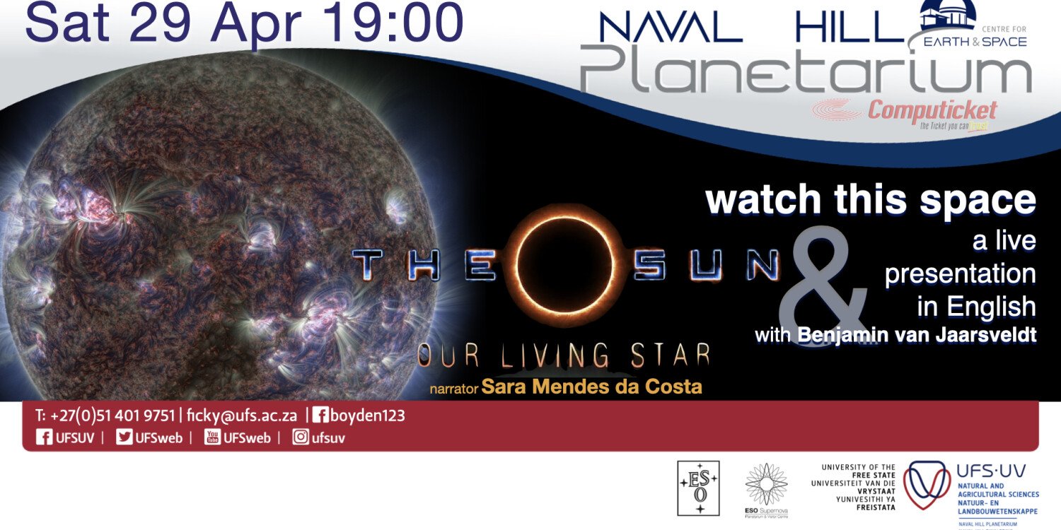 29 April 2023: The Sun: Our living star - Computicket BoxOffice