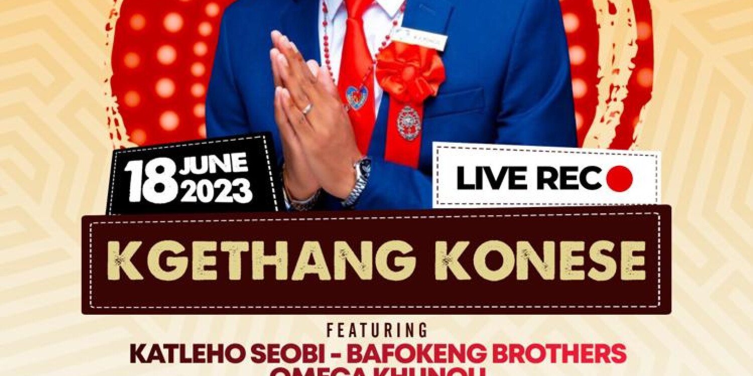 Kgethang Konese Live Recording - Computicket BoxOffice