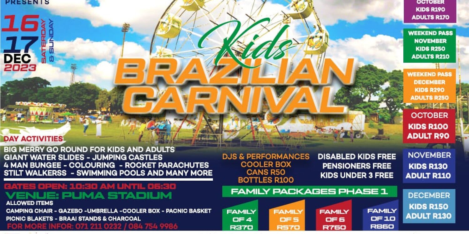 Kids Brazilian Carnival Experience - Computicket BoxOffice
