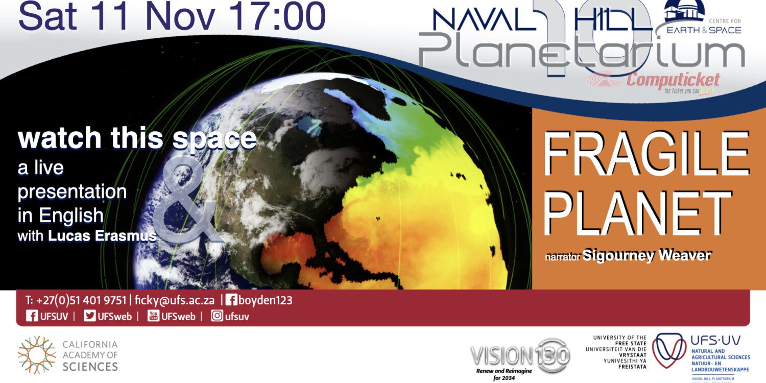 11 November 2023: Fragile Planet (English) - Computicket BoxOffice