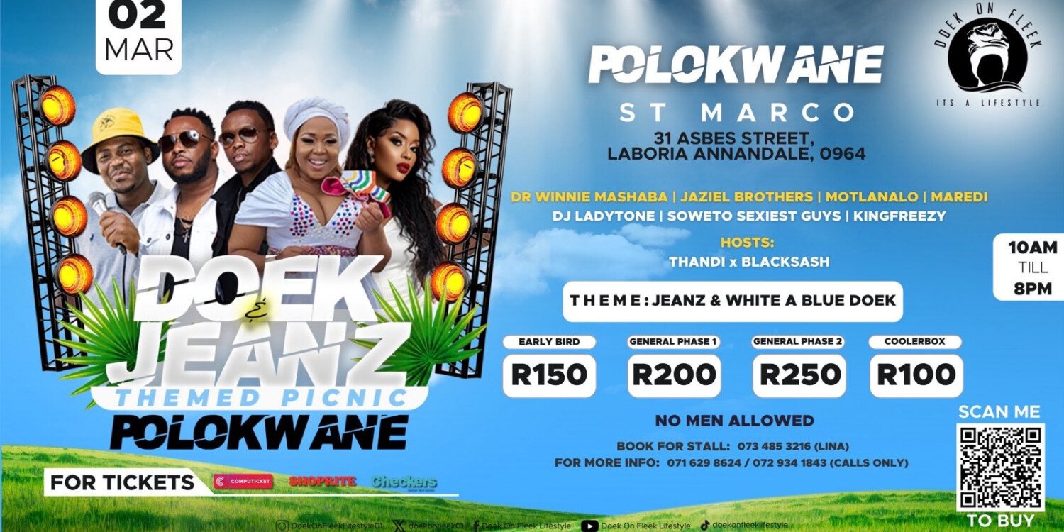 Doek and Jeanz Themed Picnic - Polokwane - Computicket BoxOffice