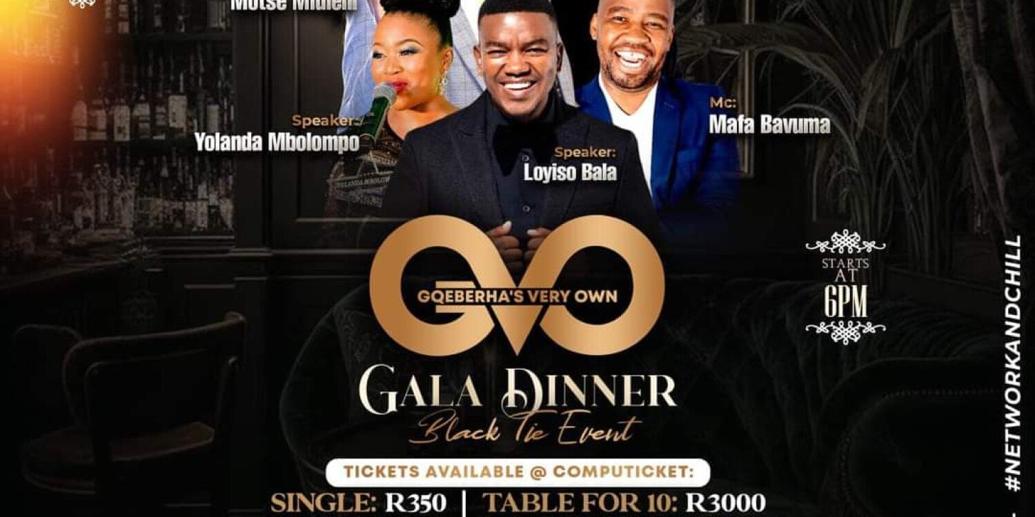 Gqeberha's Very Own-Gala Dinner - Computicket BoxOffice