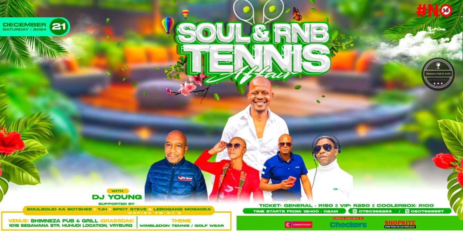 SOUL & RNB TENNIS AFFAIR - Computicket BoxOffice