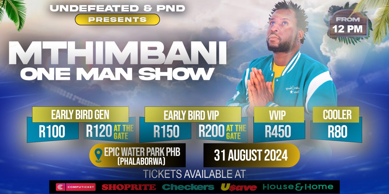 Mthimbani One Man Show - Computicket BoxOffice