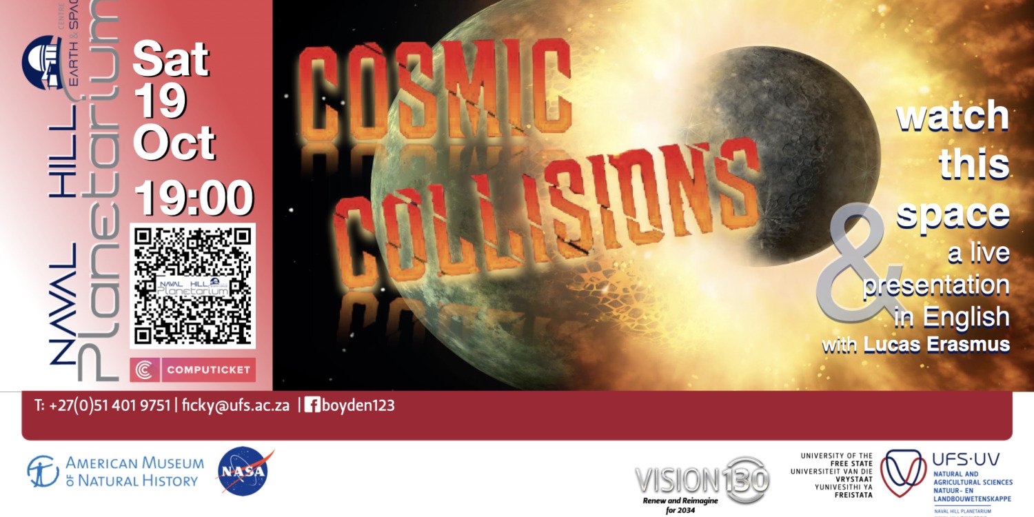 19 October 2024: Cosmic Collisions (Eng) - Computicket BoxOffice