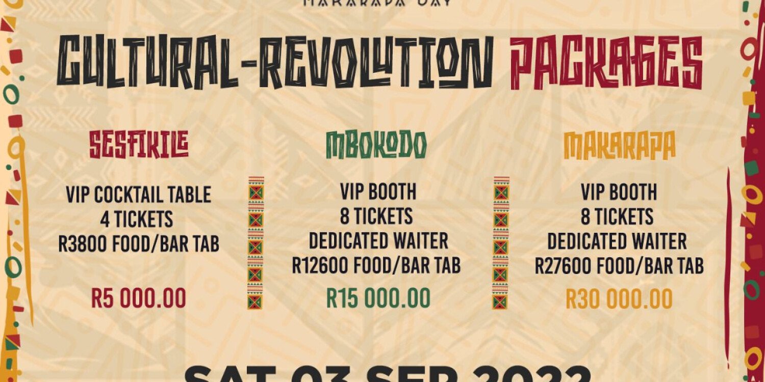 Makarapa Day Cultural Revolution @ Propaganda - Computicket BoxOffice
