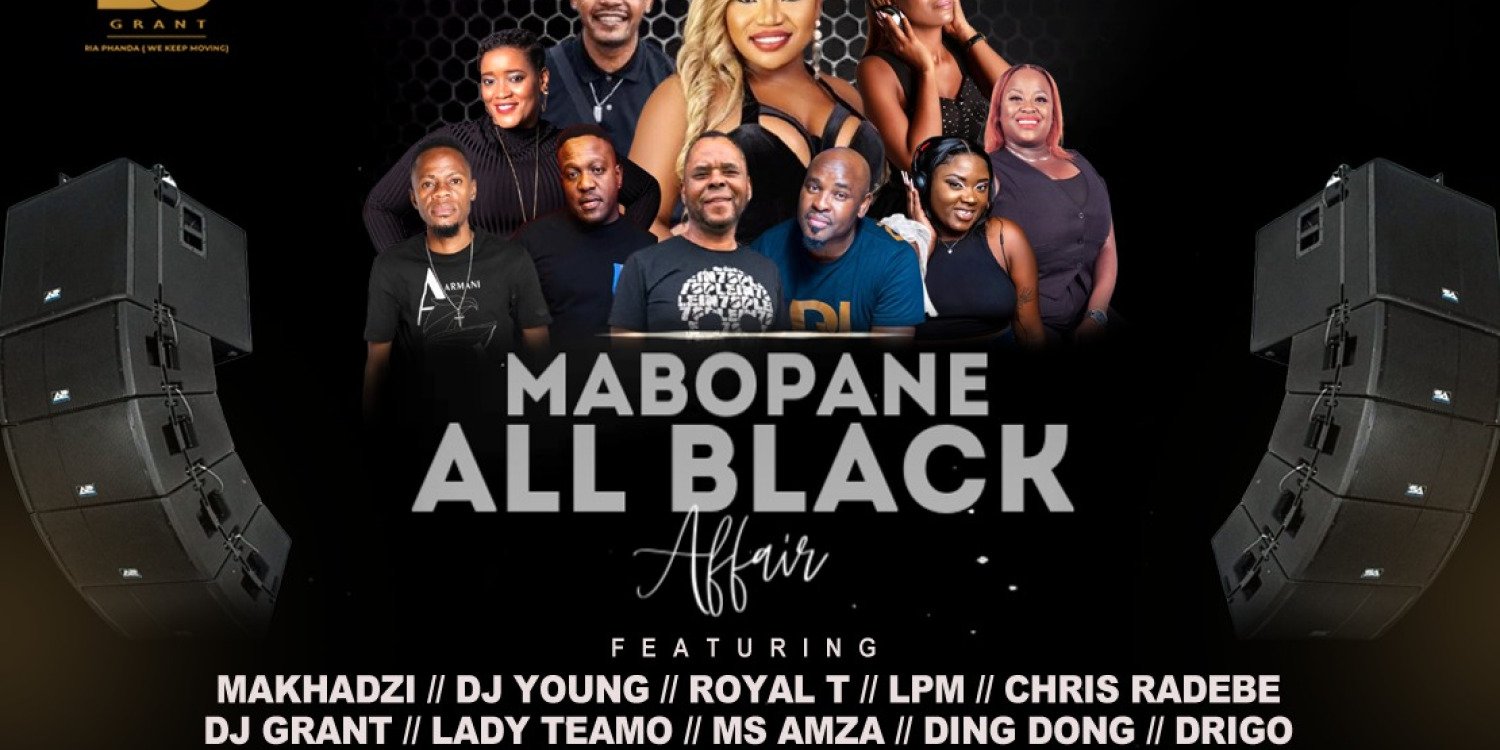MABOPANE ALL BLACK AFFAIR - Computicket BoxOffice