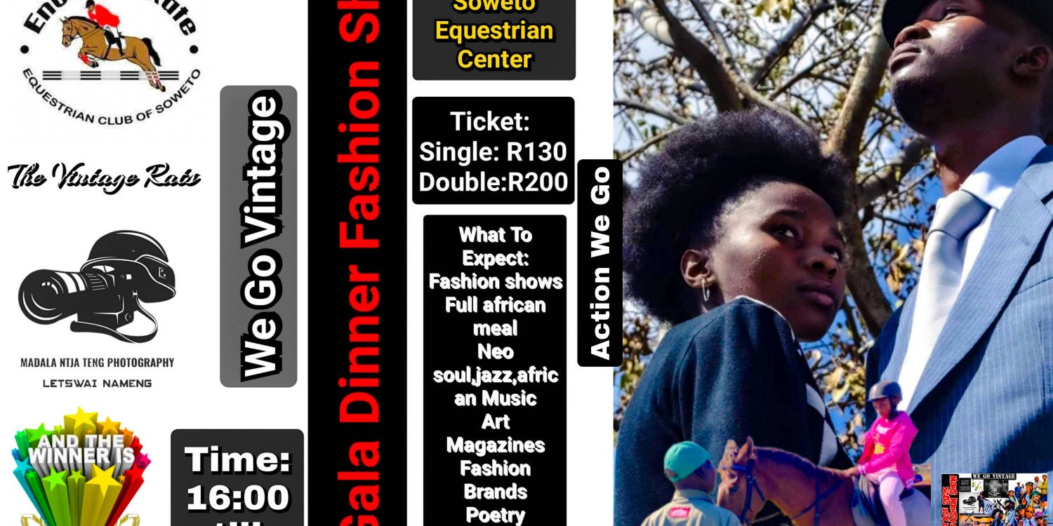 WE GO VINTAGE GALA DINNER FASHION SHOW - Computicket BoxOffice