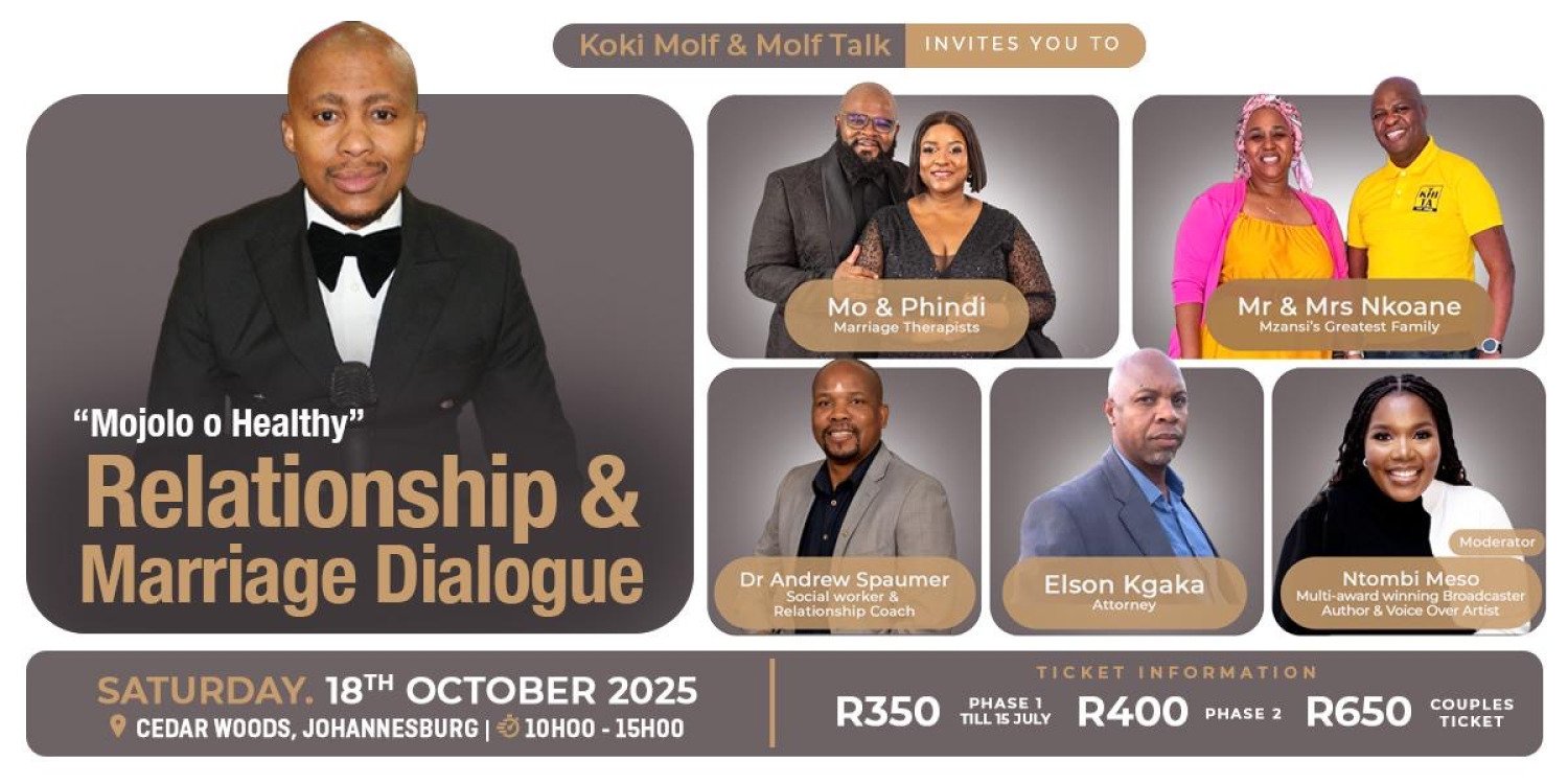 Relationship and Marriage Dialog (Mojolo o healthy) - Computicket BoxOffice