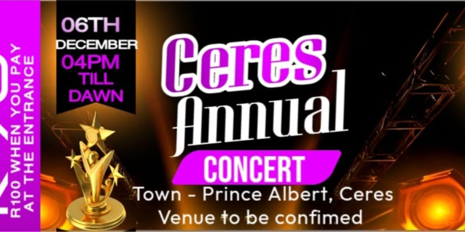 Ceres Annual Concert 2025 - Computicket BoxOffice