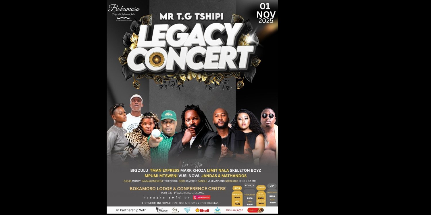The TG Tshipi Legacy Concert 2025 - Computicket BoxOffice