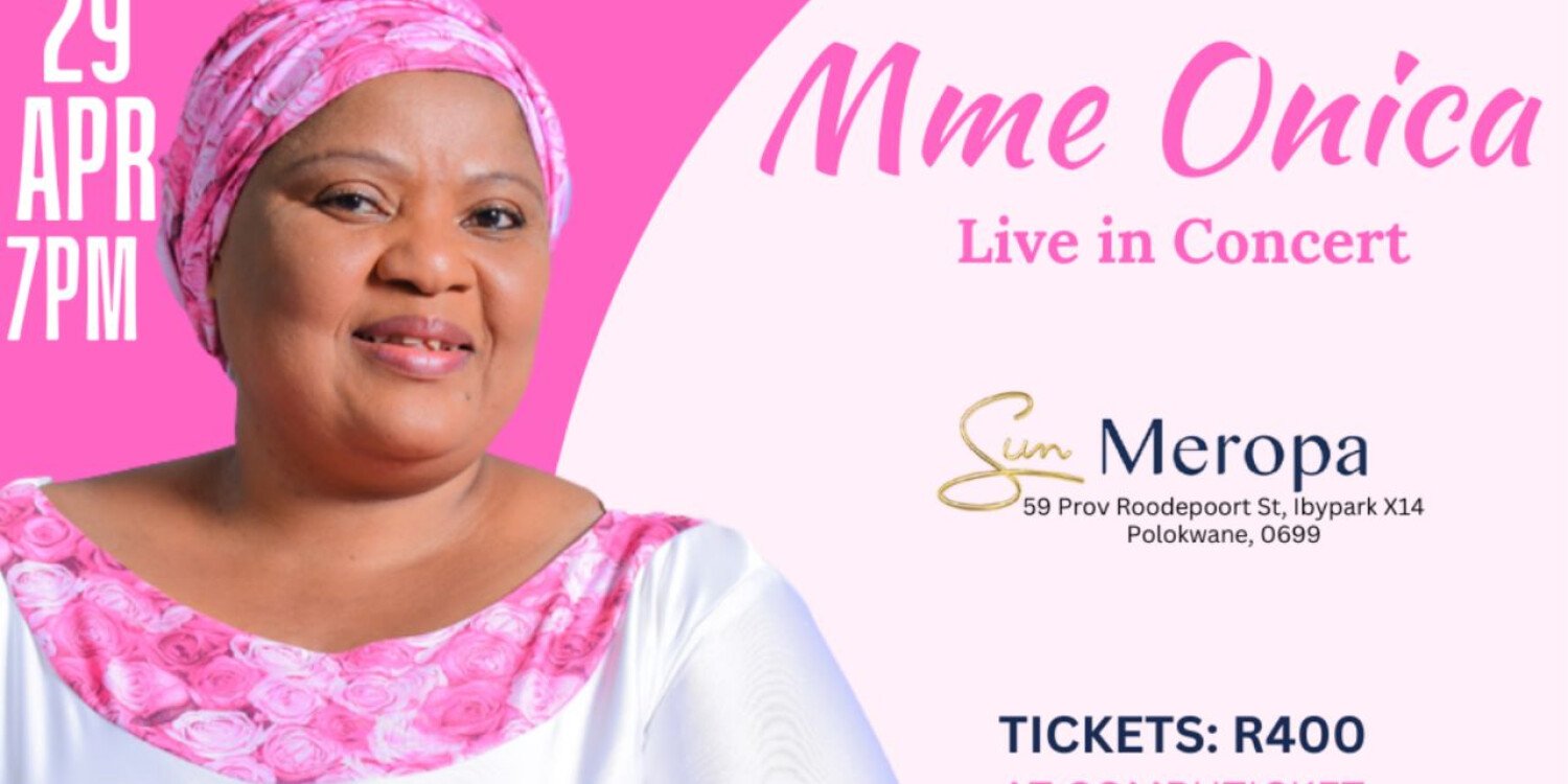 Mme Onica Live In Concert - Computicket BoxOffice