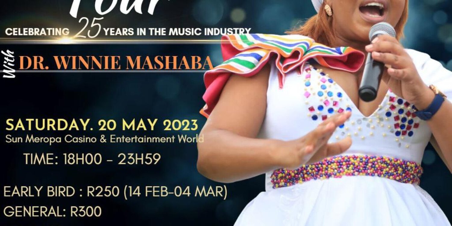Dr Winnie Mashaba Relebogile Tour - Computicket BoxOffice