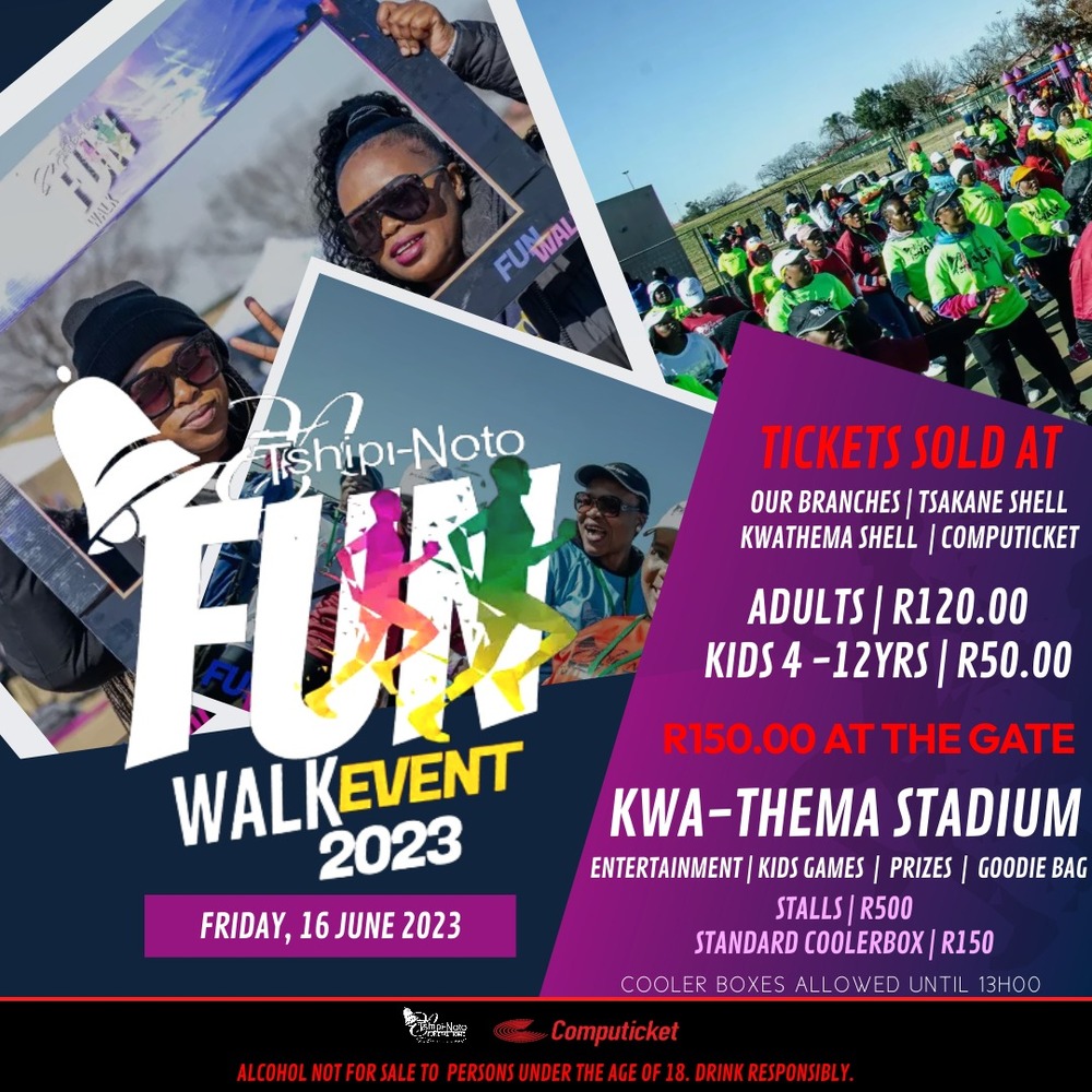 TSHIPI-NOTO FUNWALK - Computicket BoxOffice